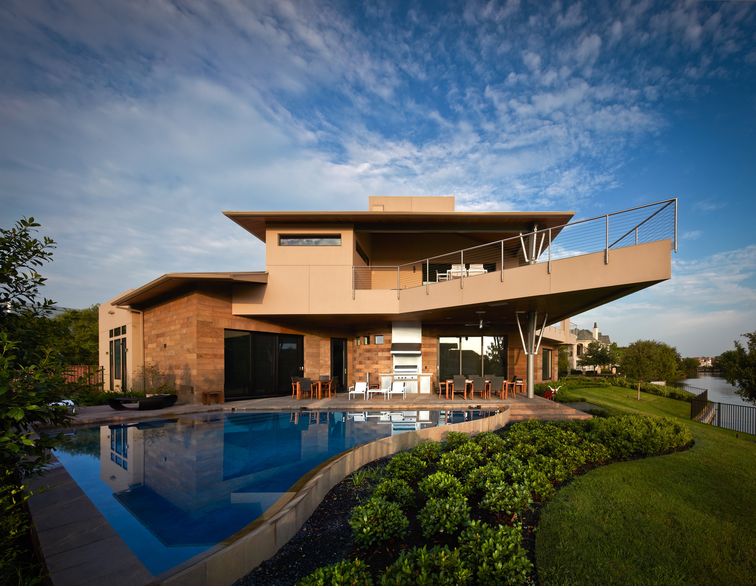 Lake Pointe Modern Home Professional Photography